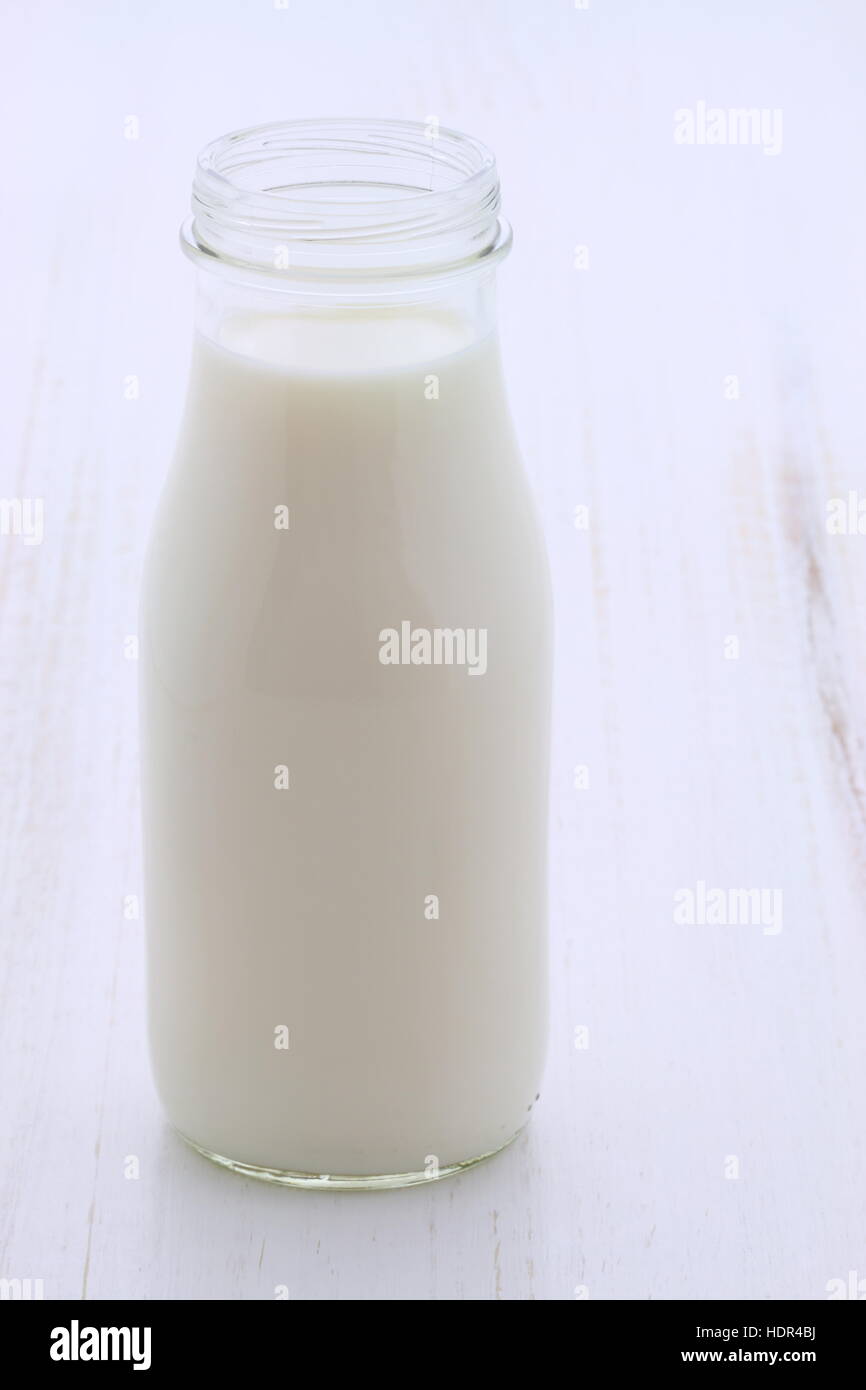 Delicious fresh milk, one of the primary sources of nutrition Stock ...