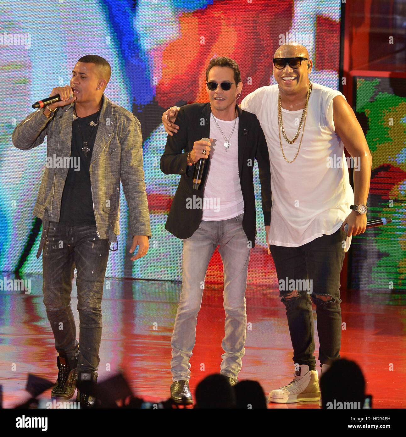 Hillary Clinton on stage during GOTV event with special guest ...