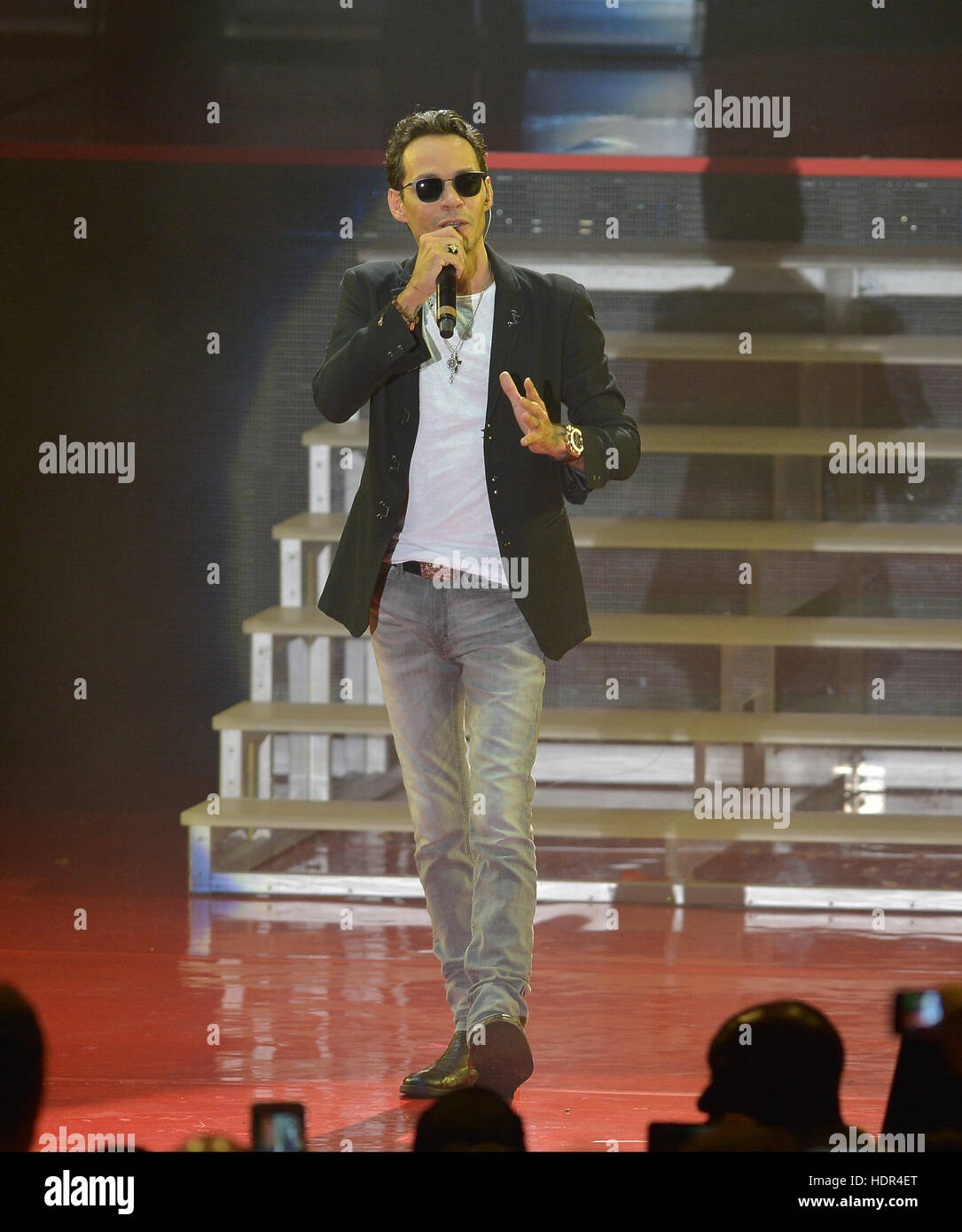 Hillary Clinton on stage during GOTV event with special guest ...