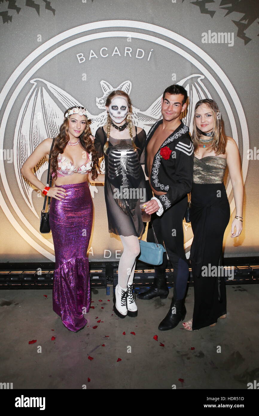 Guests attending the Bacardi x Kenzo Digital present 'We Are The Night ...