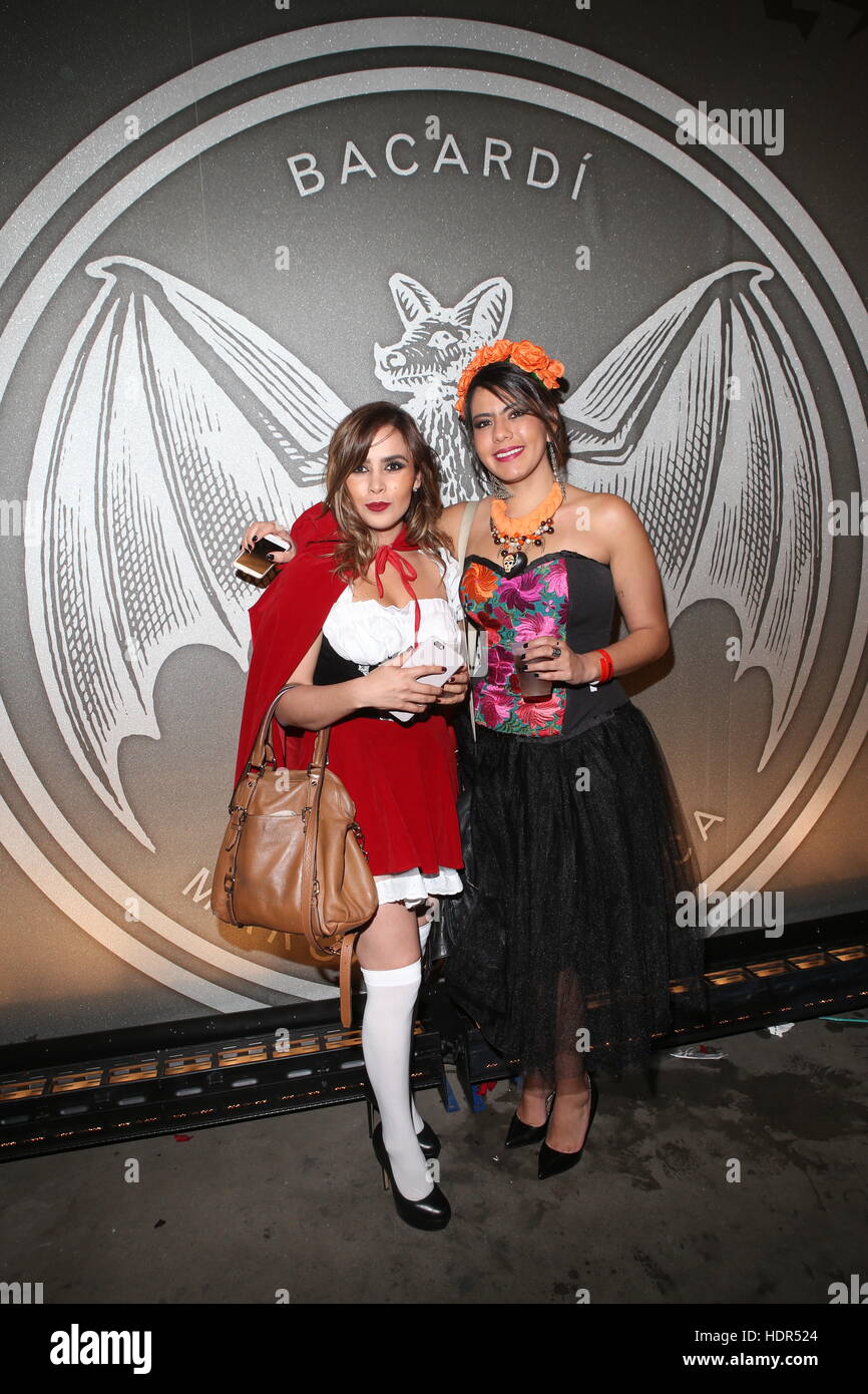 Guests attending the Bacardi x Kenzo Digital present 'We Are The Night ...