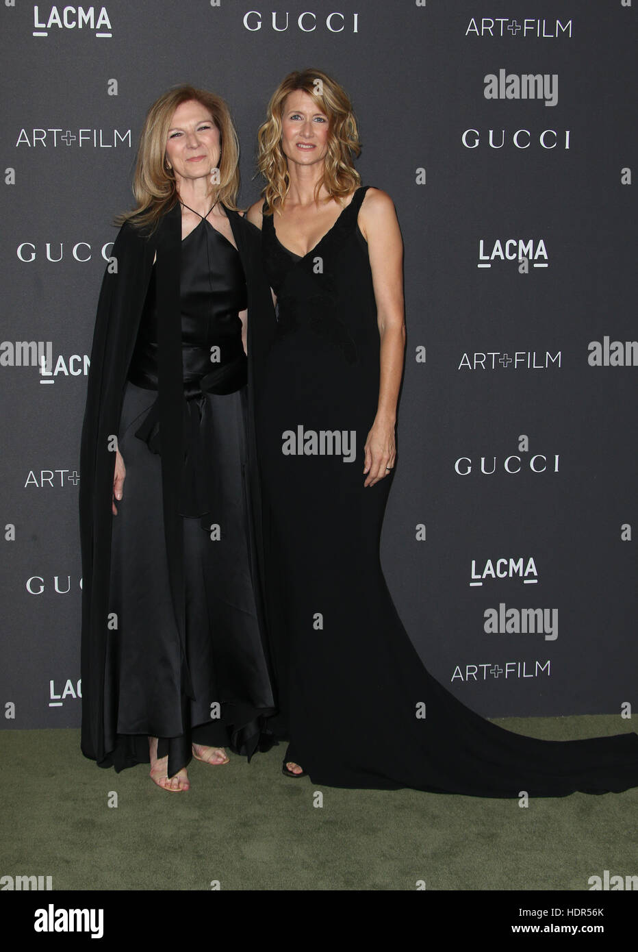 Dawn Hudson and Laura Dern attending the 2016 LACMA Art + Film Gala ...