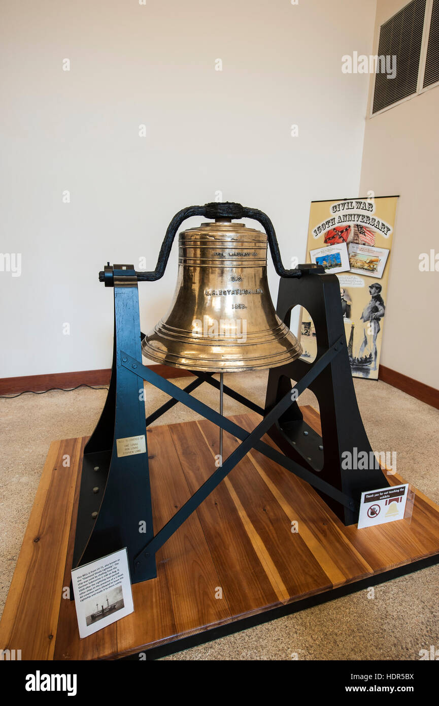 Ship's bell Graveyard of the Atlantic Museum, Hatteras Island, Outer ...