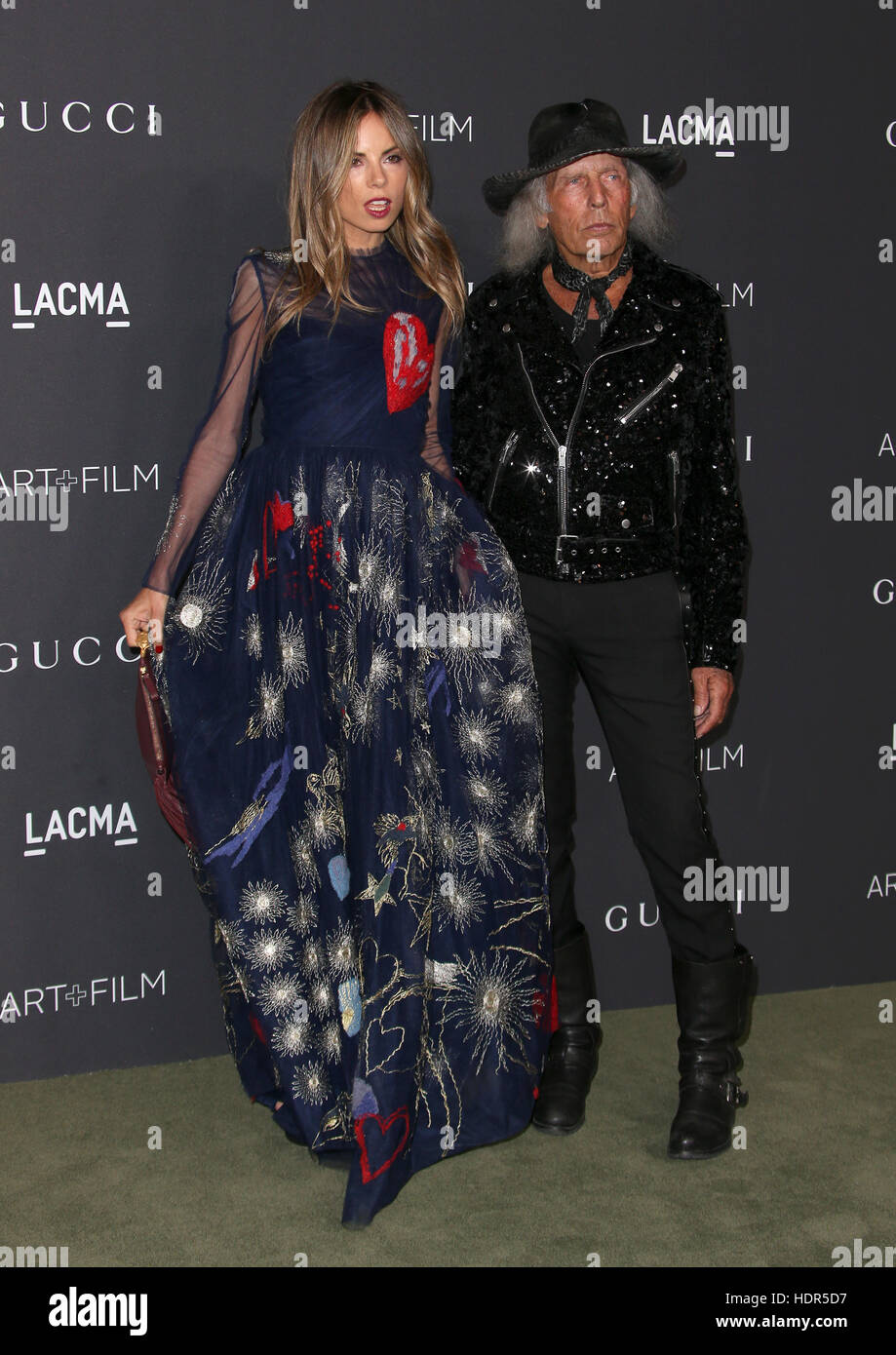 Erica Pelosini and James Goldstein attending the 2016 LACMA Art + Film ...