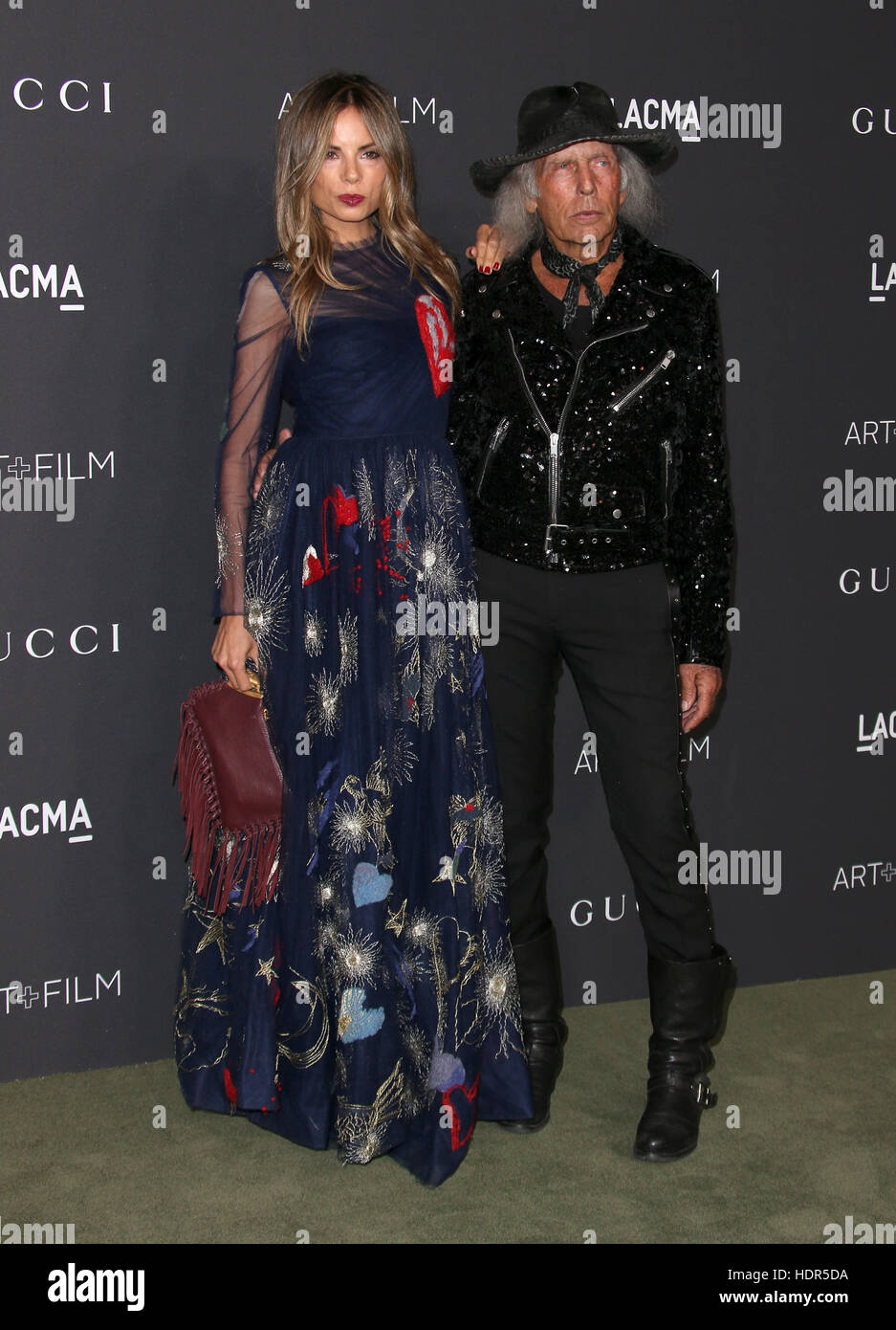 Erica Pelosini and James Goldstein attending the 2016 LACMA Art + Film ...