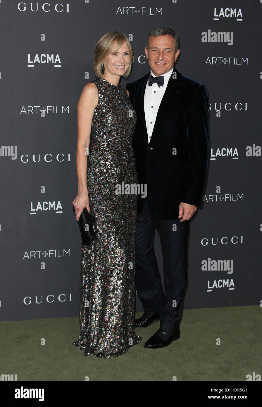 Willow Bay and Bob Iger attending the 2016 LACMA Art + Film Gala ...