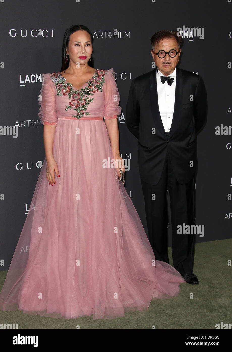 Eva Chow and Michael Chow attending the 2016 LACMA Art + Film Gala ...