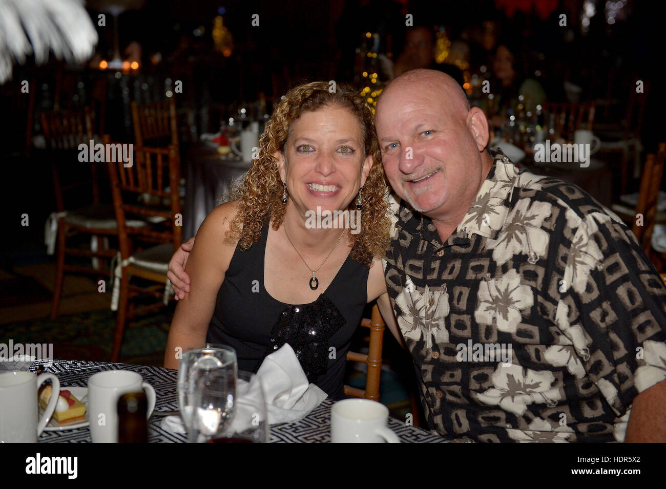 Debbie wasserman schultz and steve schultz High Resolution Stock ...