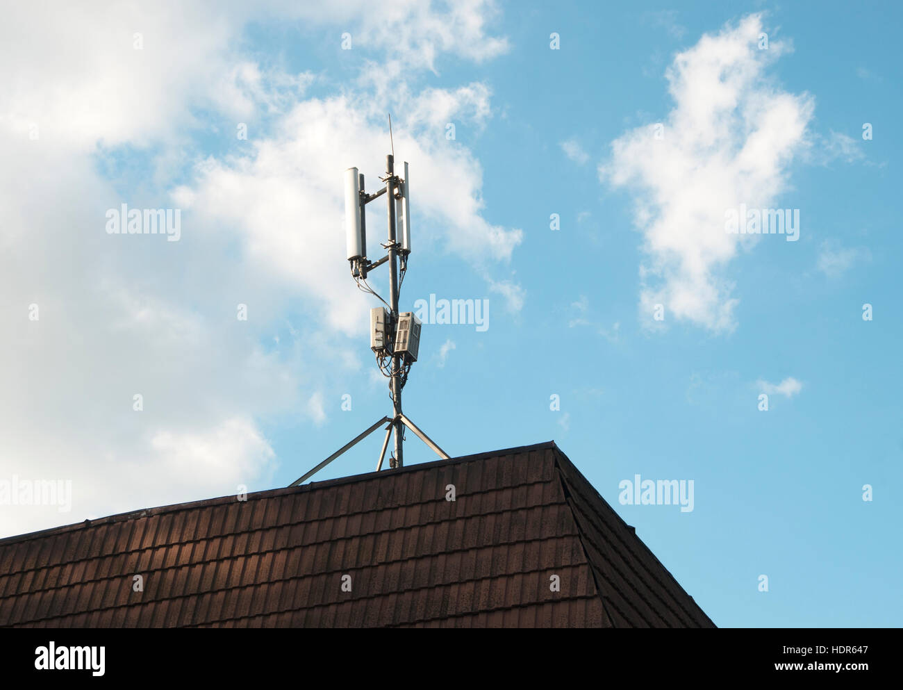 Aerial View Communications Mast Telephone High Resolution Stock ...