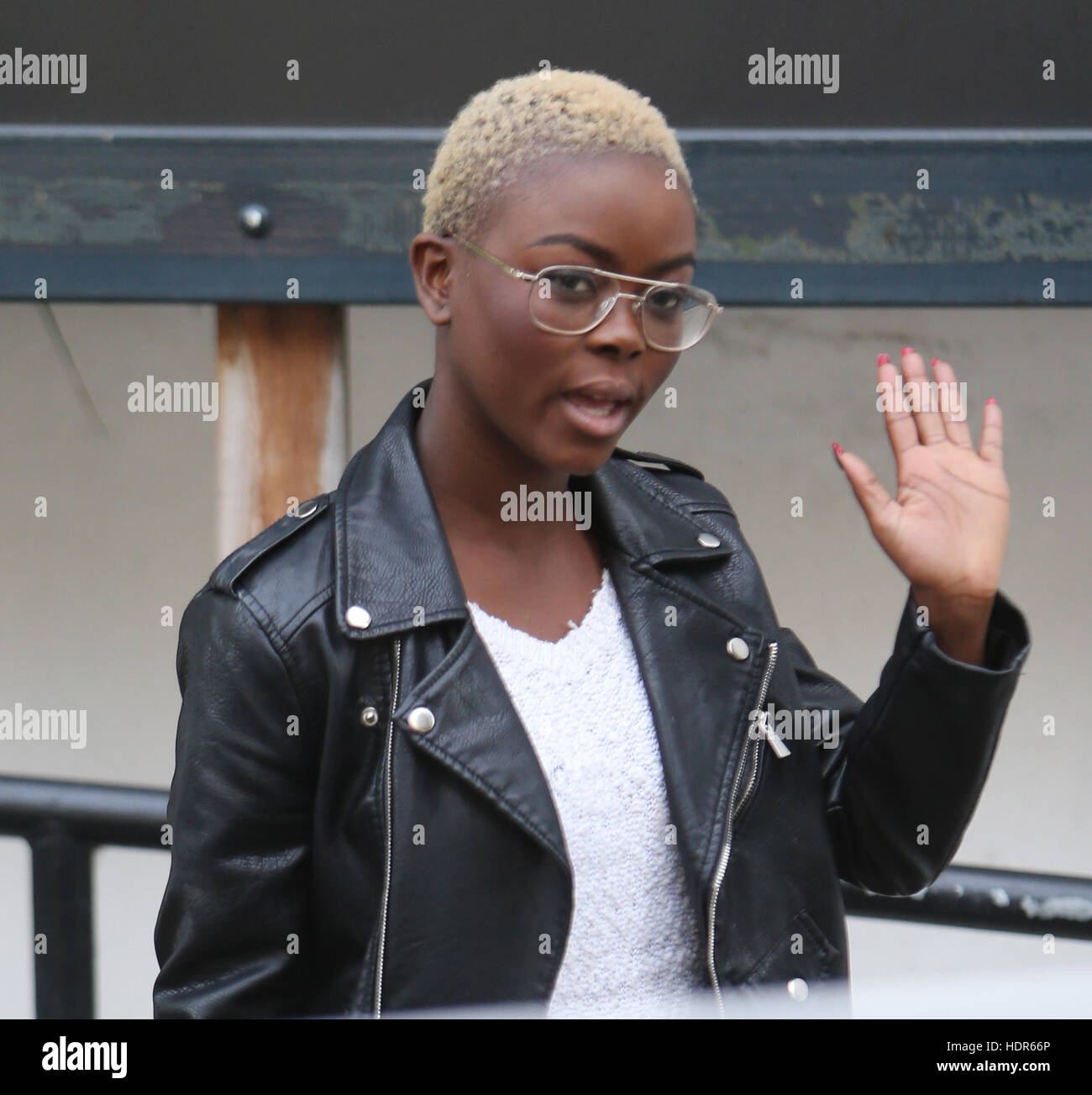 X Factor Gifty Louise outside ITV Studios Featuring: Gifty Louise Where ...