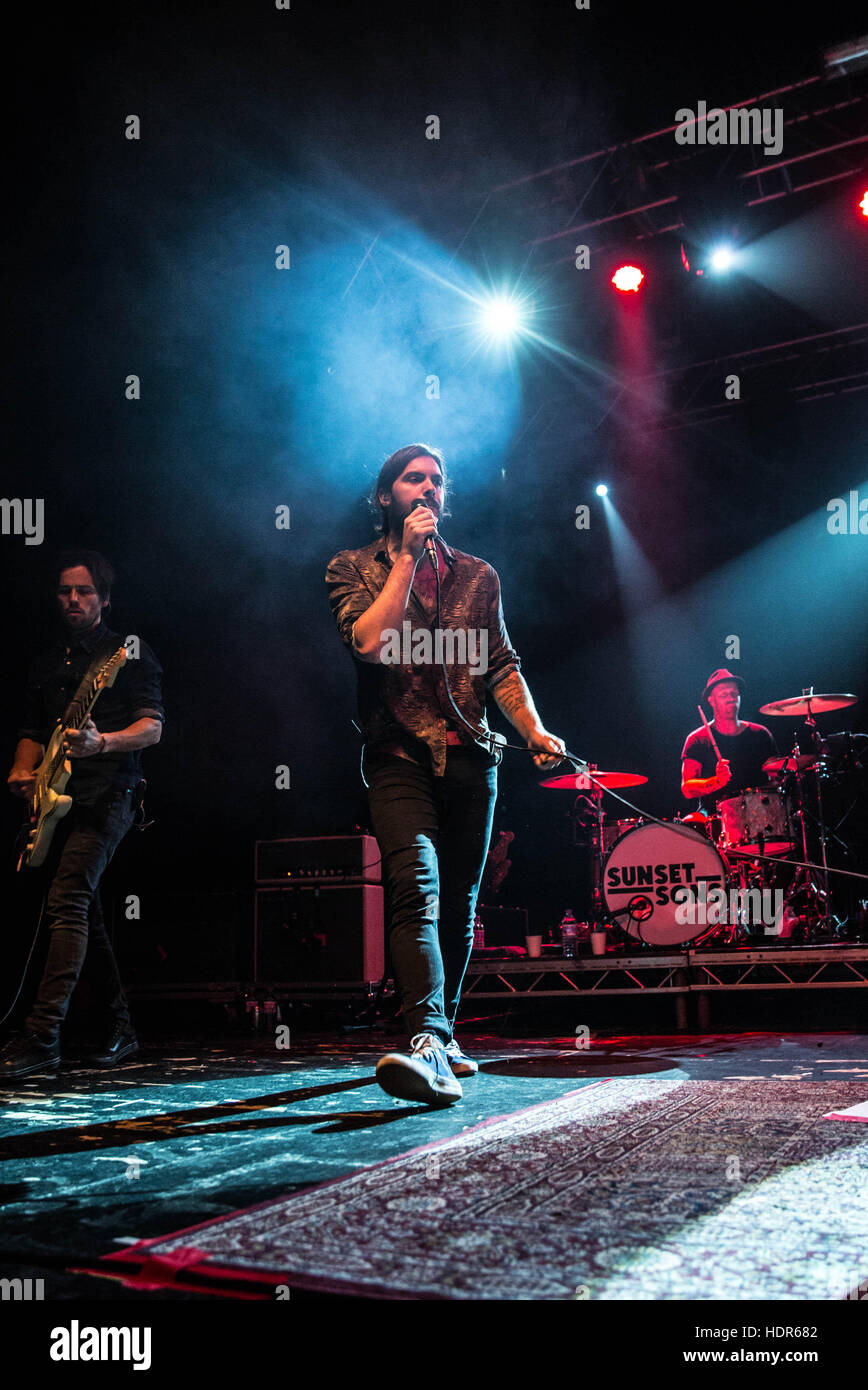 Sunset Sons performing live onstage at the O2 Academy Bournemouth, in ...