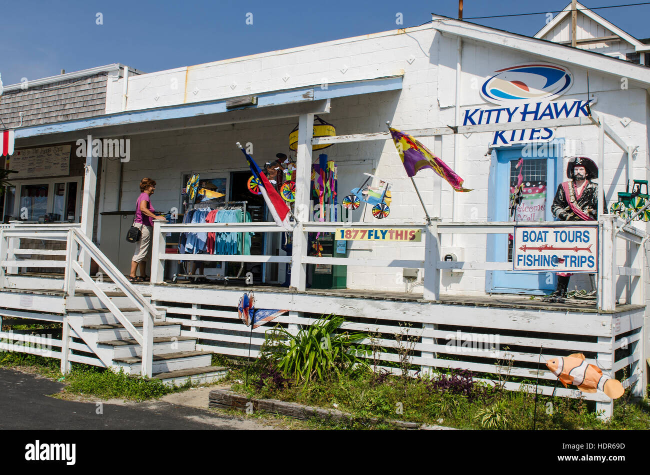 Ocracoke town, Ocracoke Island, Outer banks, North Carolina, USA Stock ...