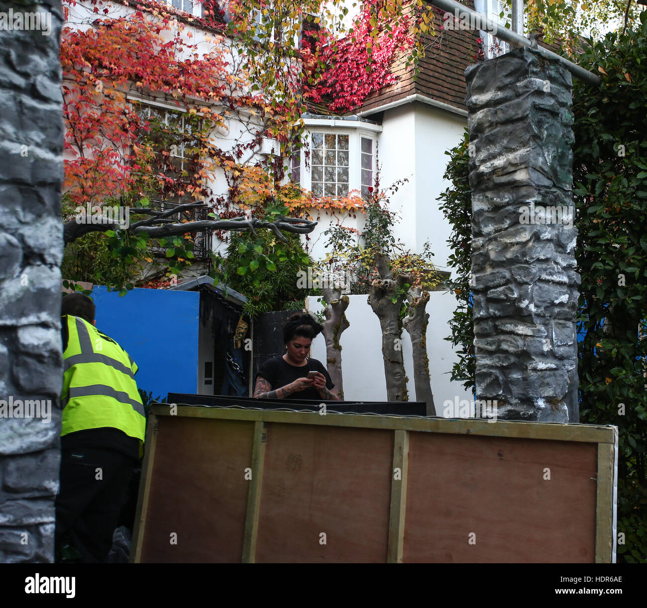 Preparations are under way at Jonathan Ross' home for this year's ...