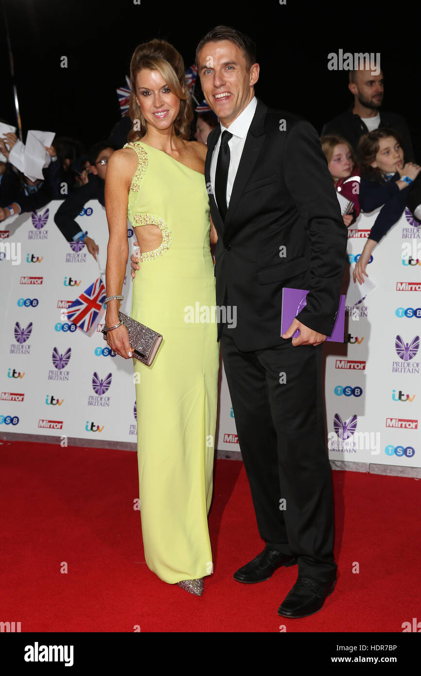 The Pride of Britain Awards 2016 Featuring: Julie Neville, Phil Neville ...
