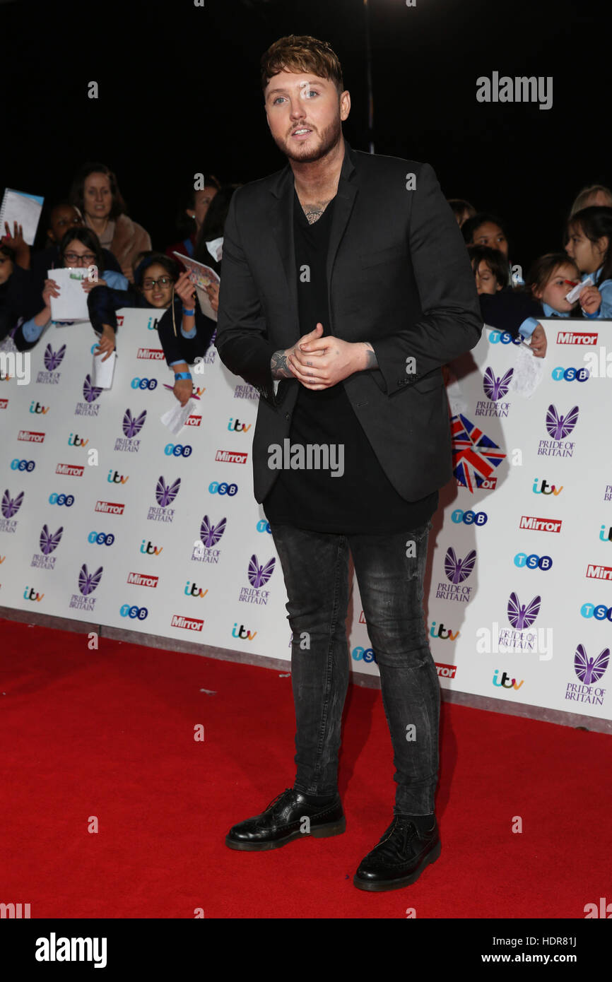 The Pride of Britain Awards 2016 Featuring: James Arthur Where: London ...