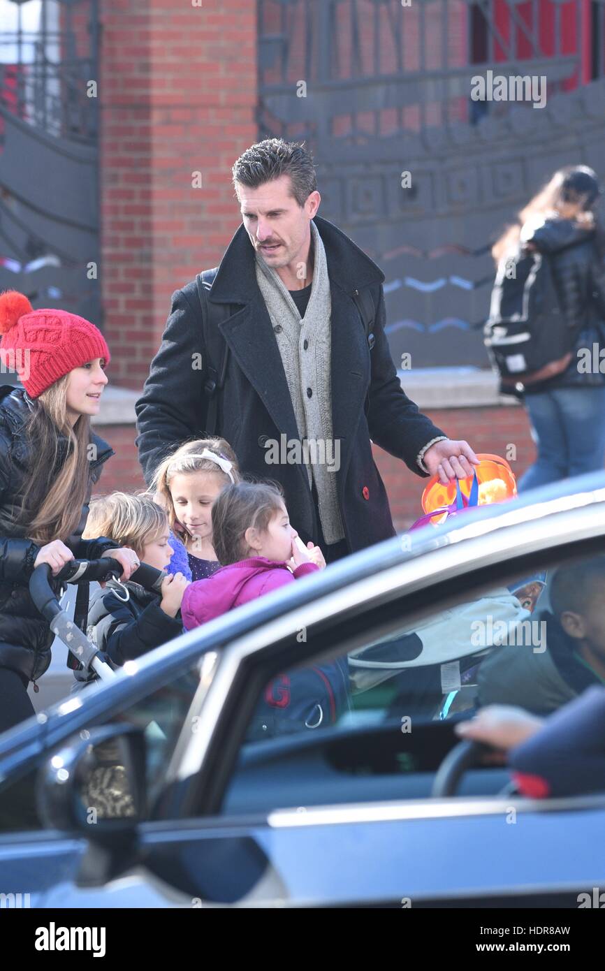 Jason Hoppy wearing a moustache in TriBeCa Featuring: Jason Hoppy Where ...