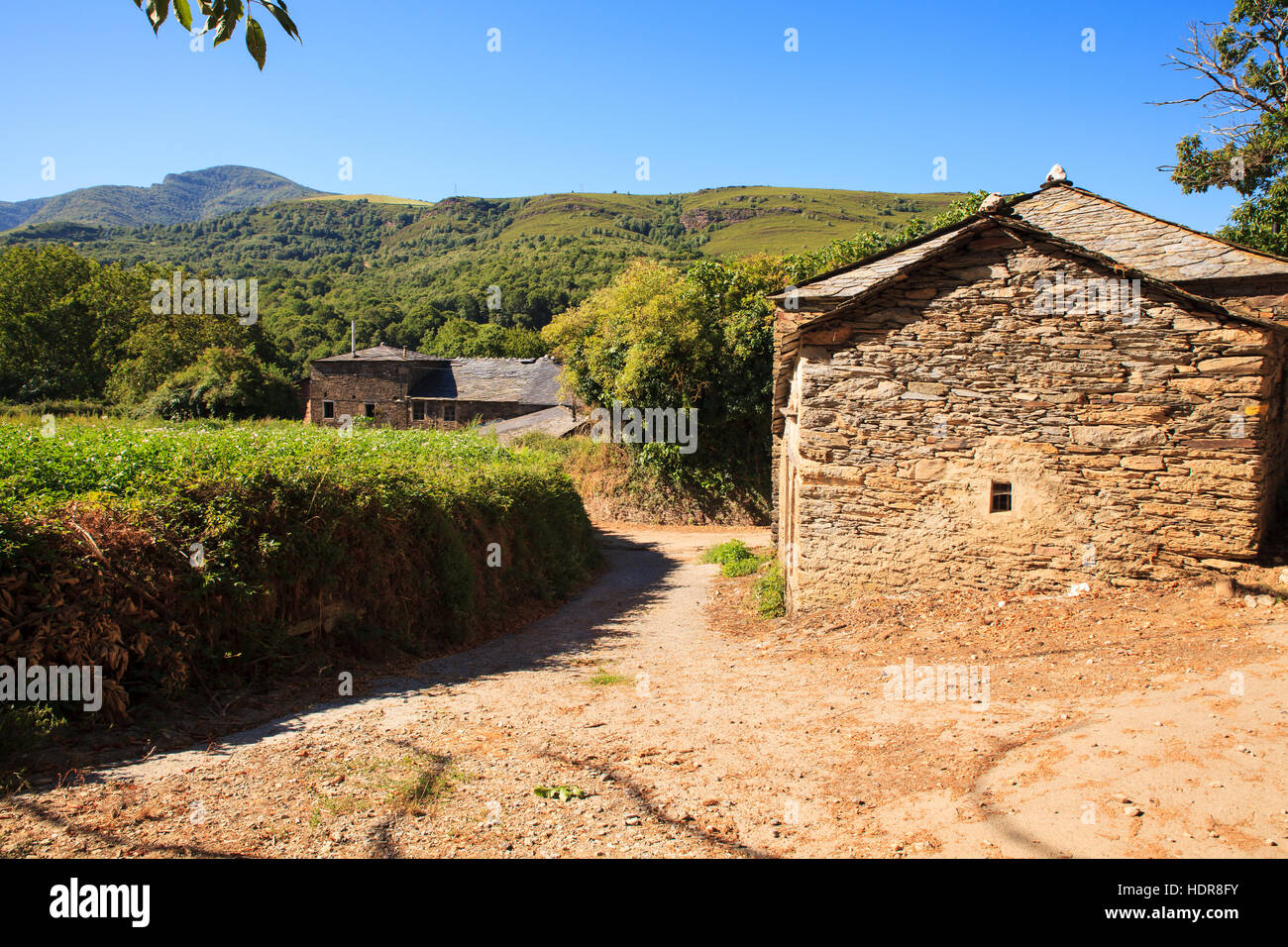 View of Rural house in the Spanish countryside Stock Photo - Alamy