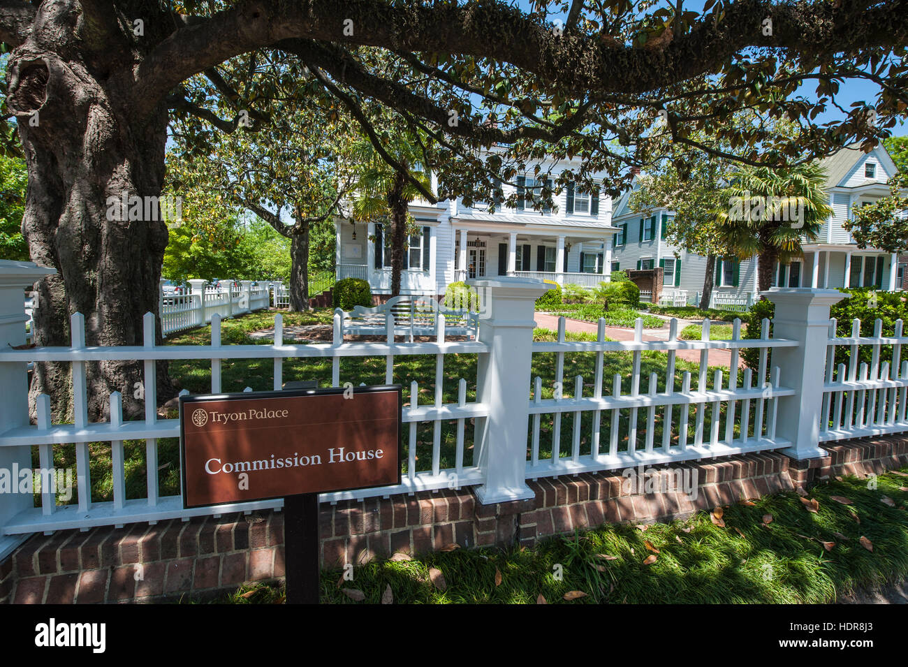 Commission House at Tryon Palace, New Bern, North Carolina, USA Stock ...