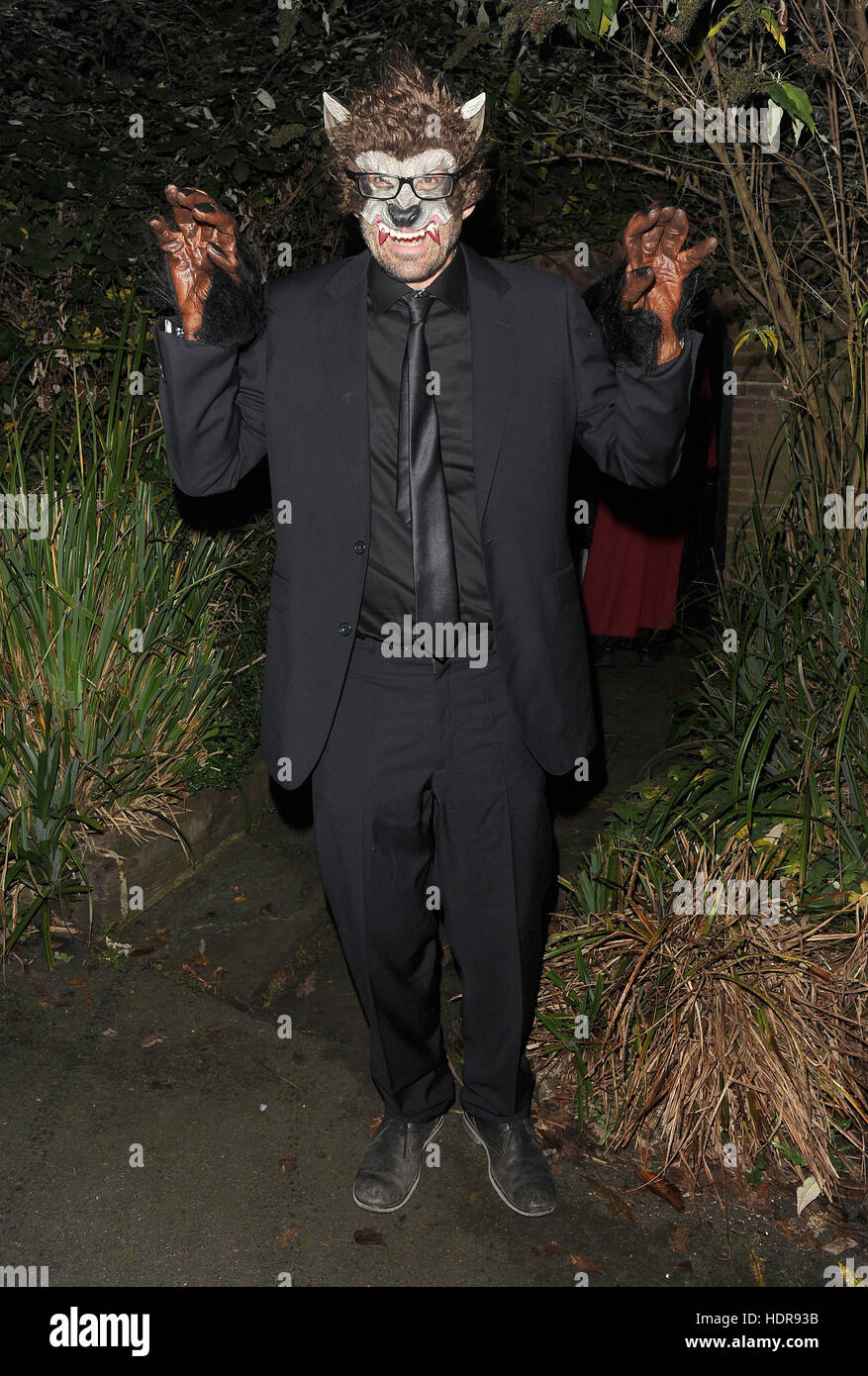Celebrities attend the annual Halloween party held at the home of ...