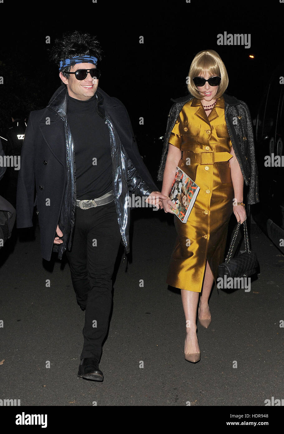 Celebrities attend the annual Halloween party held at the home of ...