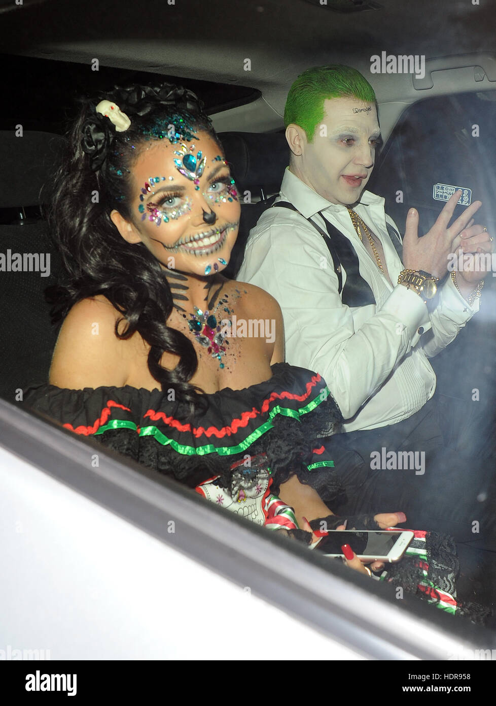 Celebrities attend the annual Halloween party held at the home of ...
