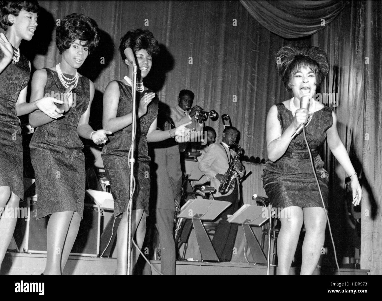 THE MARVELETTES Tamla Mowtown girl group about 1963 Stock Photo - Alamy