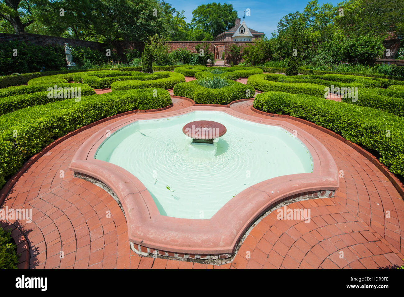 Gardens at the Tryon Palace, New Bern, North Carolina, USA Stock Photo ...
