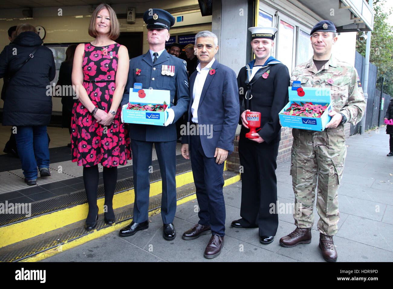 The Mayor of London Sadiq Khan meets personnel from the British Armed ...