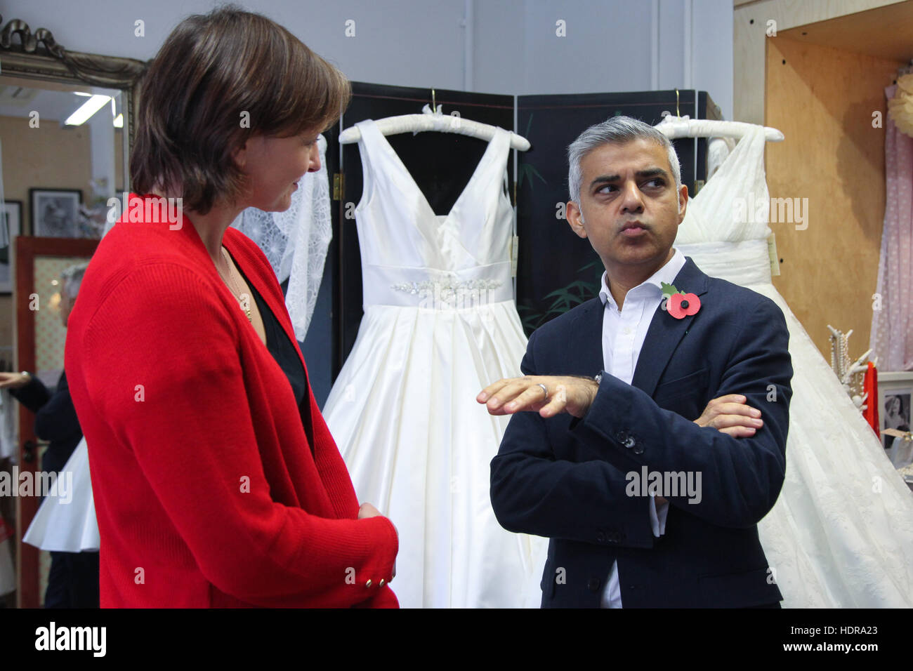 The Mayor of London Sadiq Khan meets local businesses at the newly ...