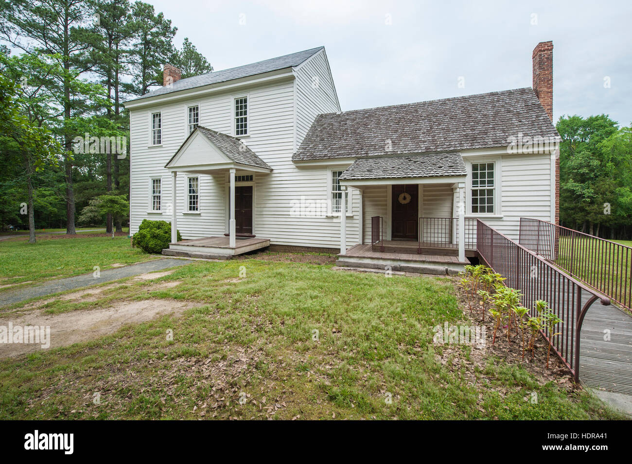 Old estate house in Historic Stagville, State Historic Site, North ...