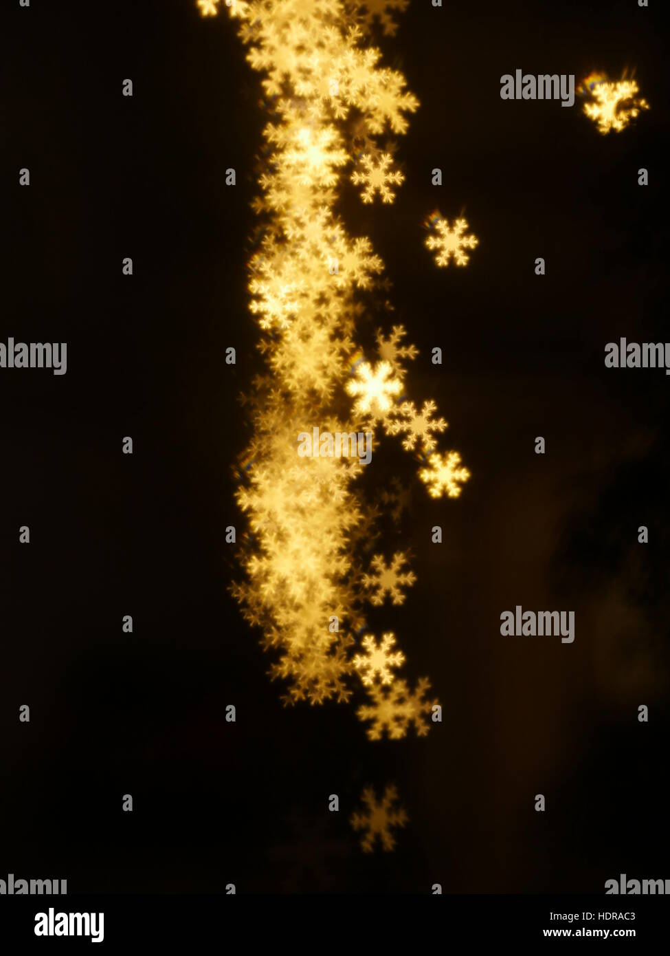 Blurred bokeh snowflakes background hi-res stock photography and images ...