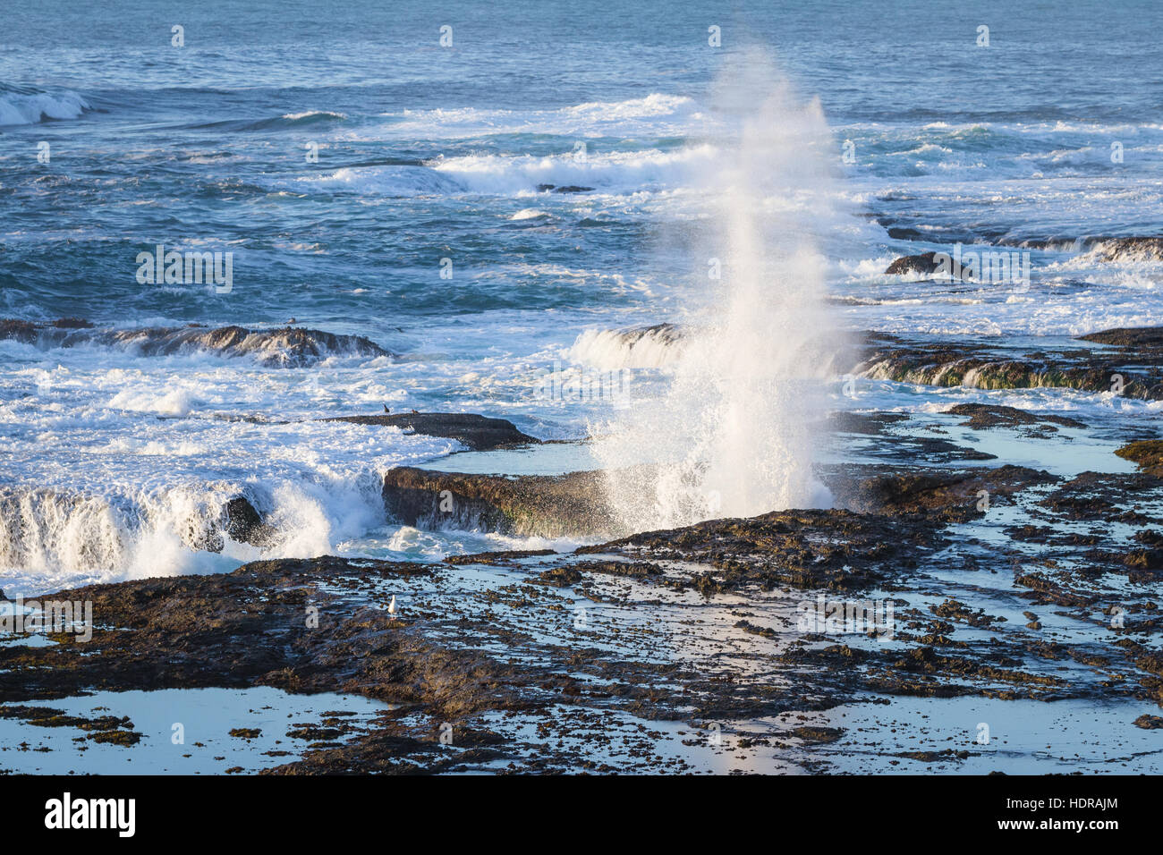 powerful scene with crashing waves creating a dramatic explosion on ...