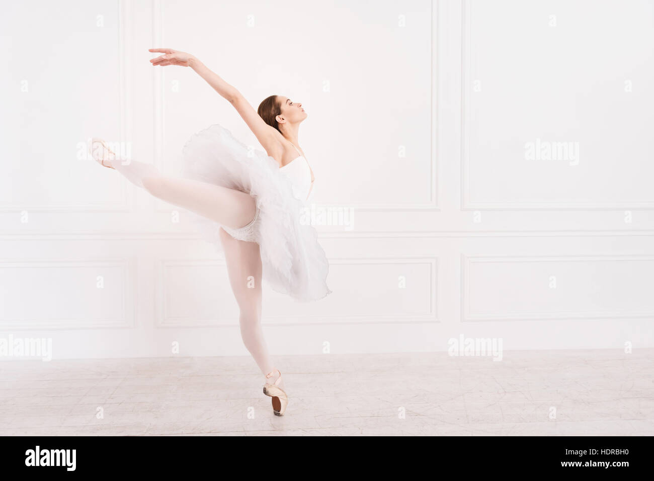 Ballerina on toes dance hi-res stock photography and images - Alamy
