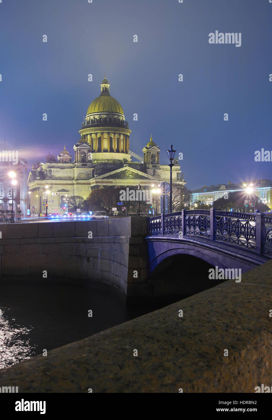 St.Petersburg, St. Isaac's Square, St. Isaac's cathedral, Blue Bridge ...