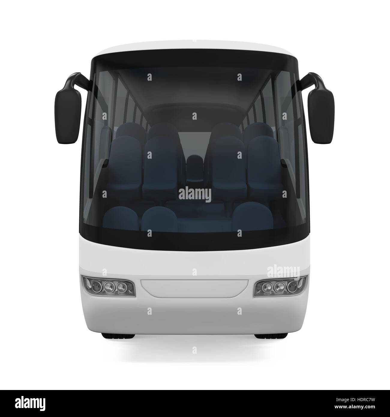 White shuttle bus hi-res stock photography and images - Alamy