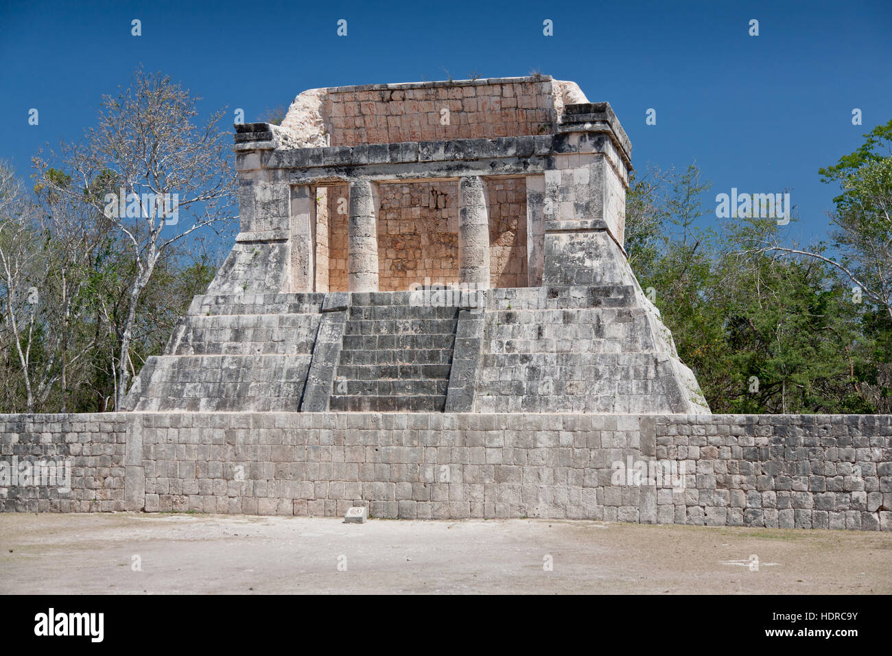 Building of Mayan origin, thought to be a ceremonial throne room, rises ...