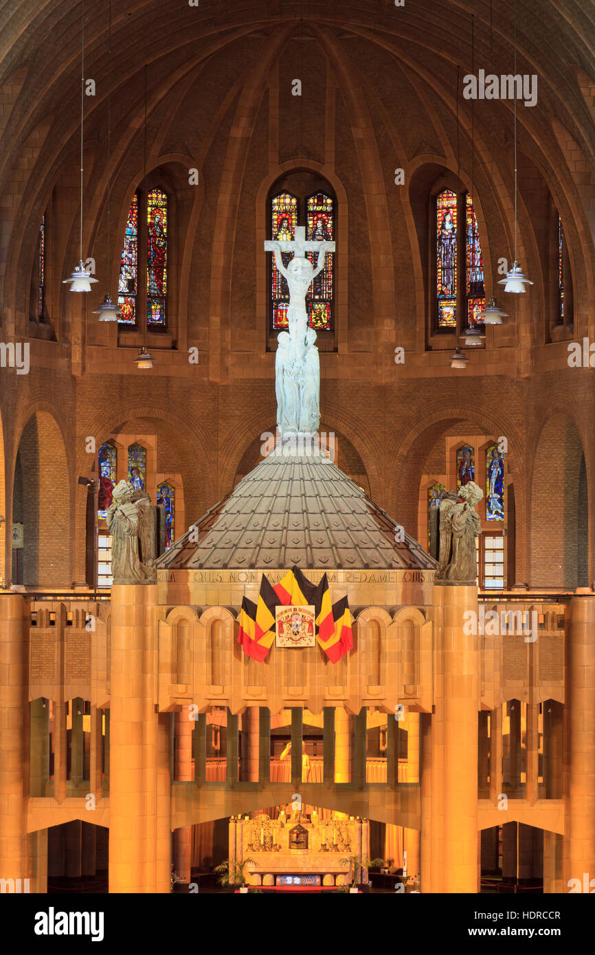 The narthex (antechamber) of the central nave at the Basilica of the ...