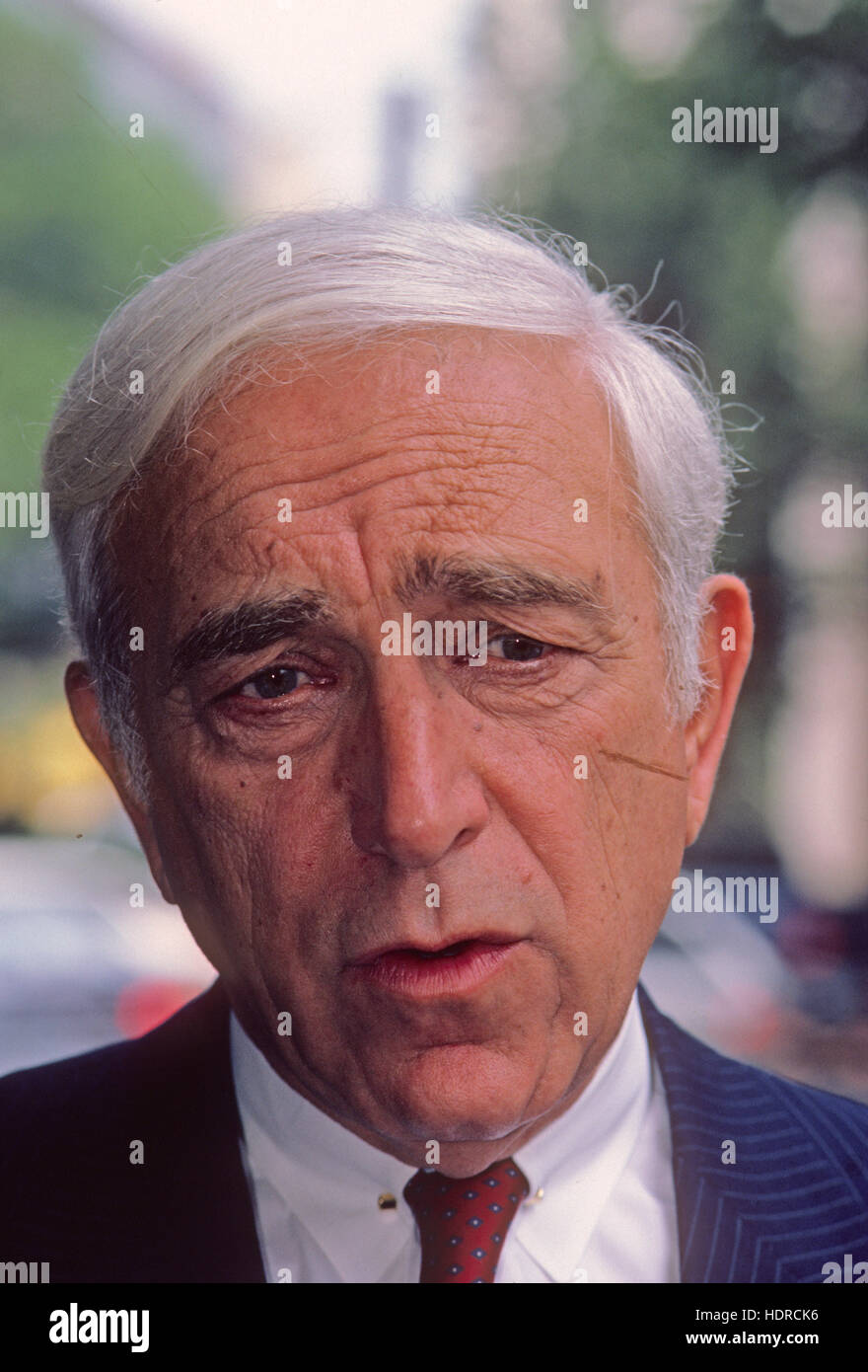 Washington, DC., USA, June, 1987 Portrait of Senator Frank Lautenberg ...