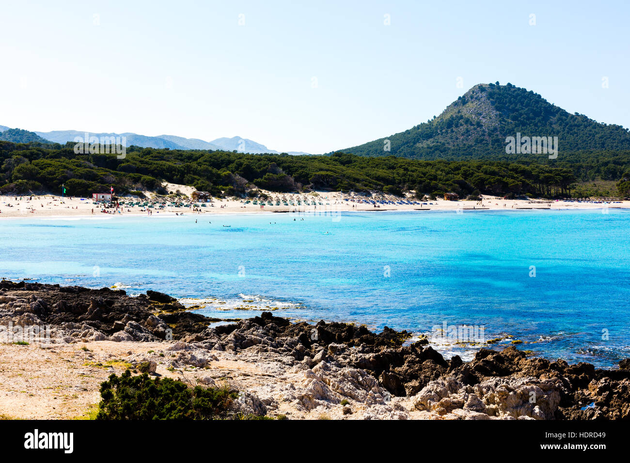 Cala Agulla is a beach in Majorca, Spain Stock Photo - Alamy