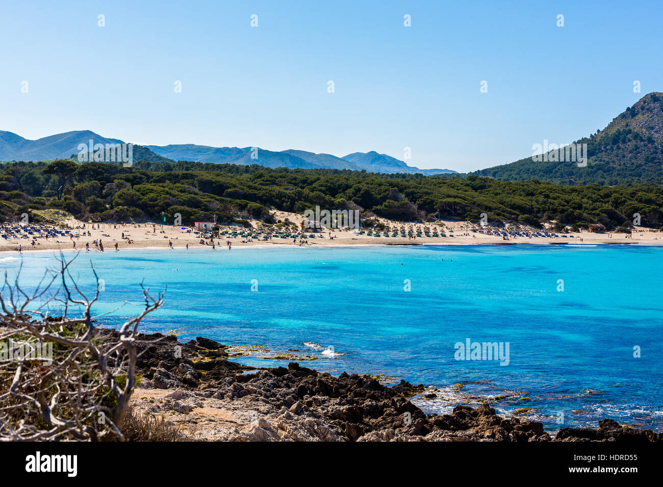 Cala Agulla is a beach in Majorca, Spain Stock Photo - Alamy