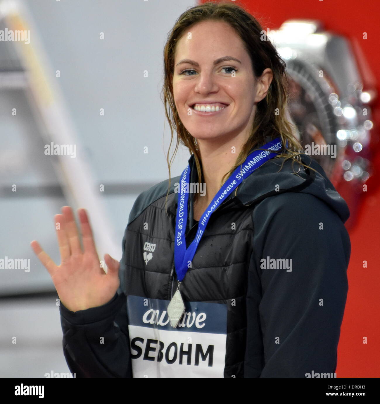 Hong Kong, China - Oct 29, 2016. Competitive swimmer SEEBOHM Emily (AUS ...