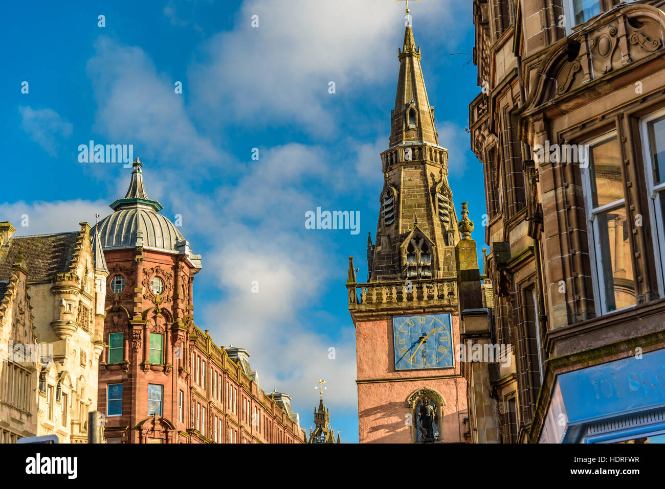 Beautiful Glasgow architecture - a typical building from the centre of ...