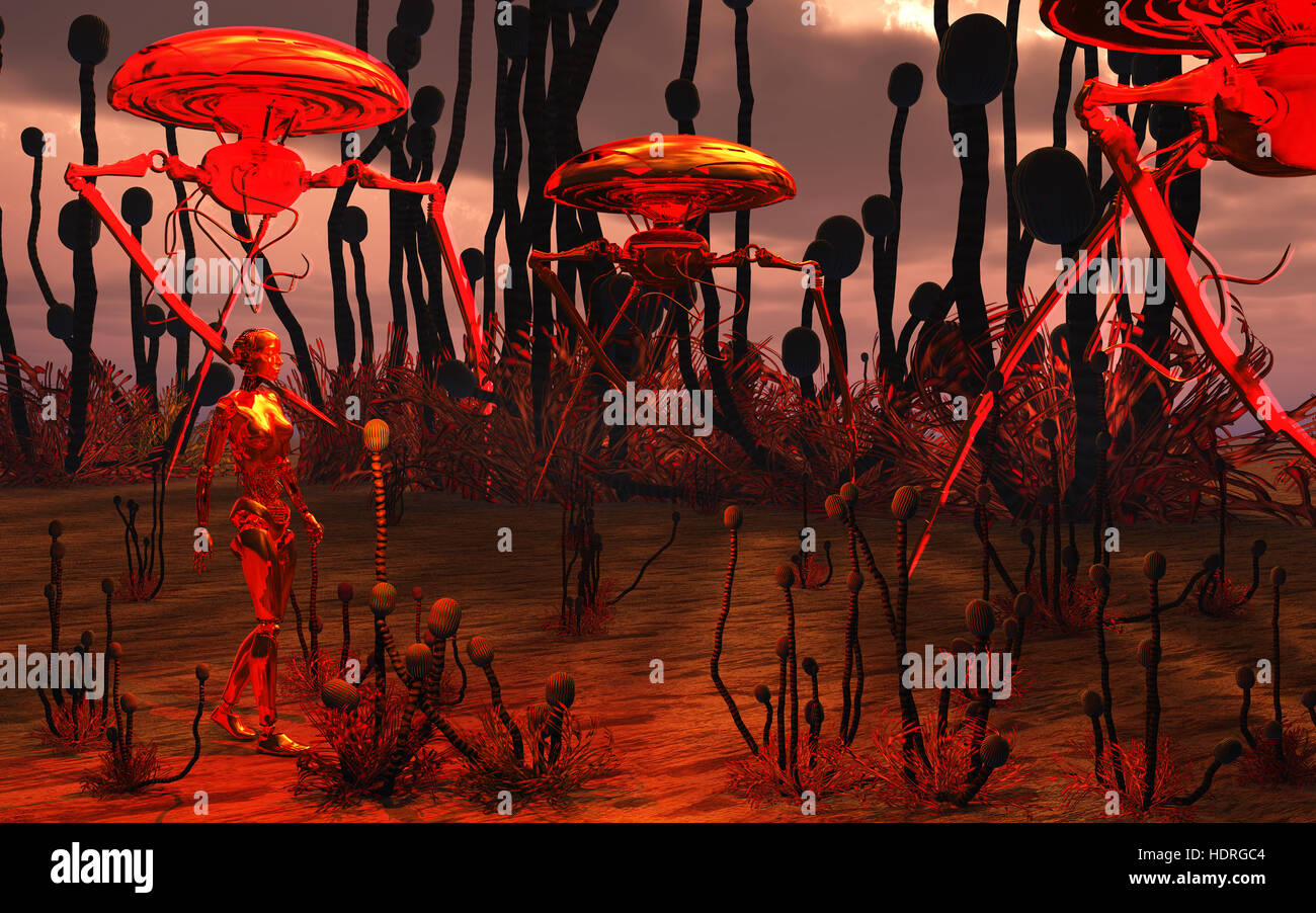 Martians hi-res stock photography and images - Alamy