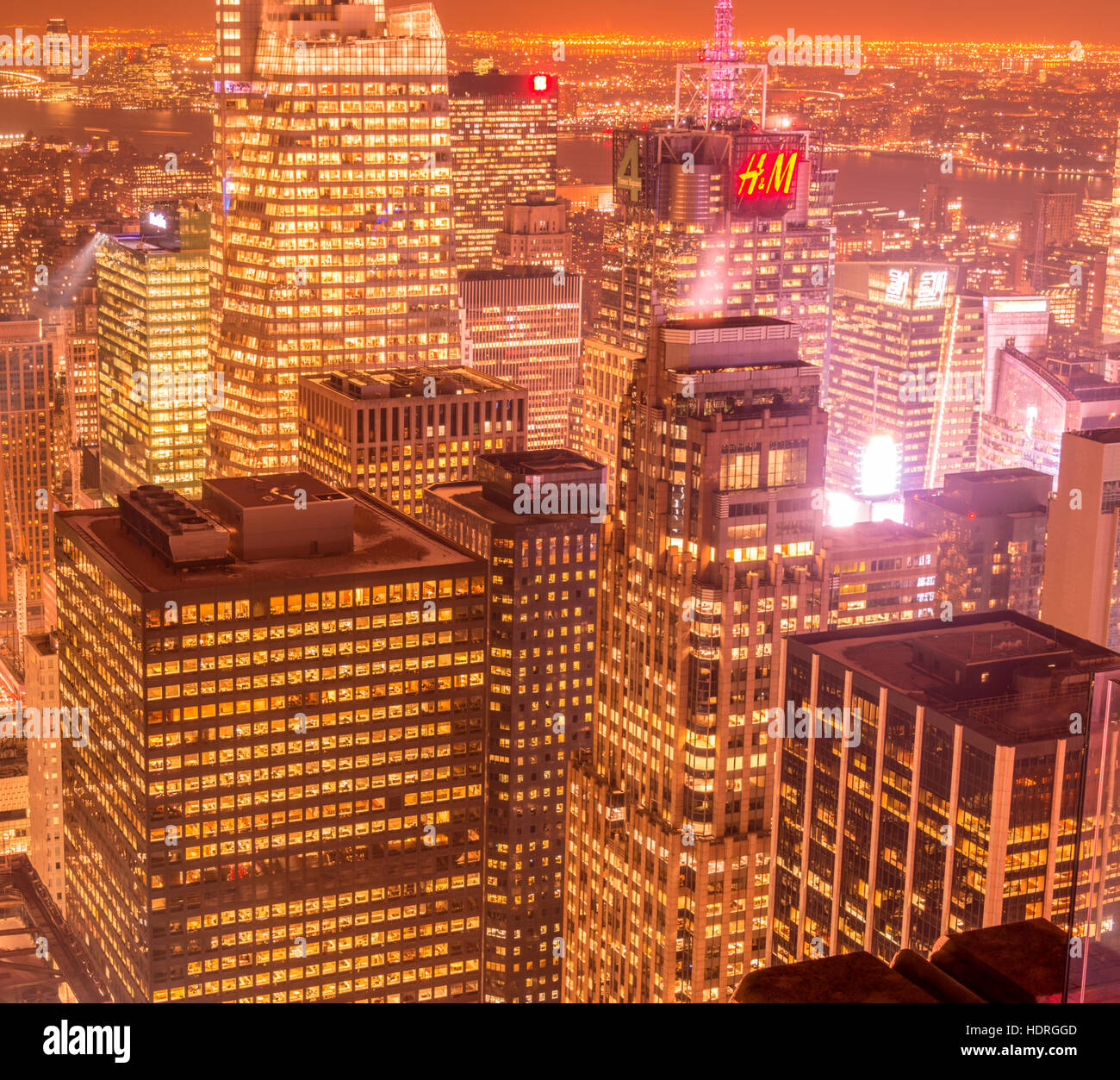 New York - DECEMBER 20, 2013: View of Lower Manhattan on December 20 in ...