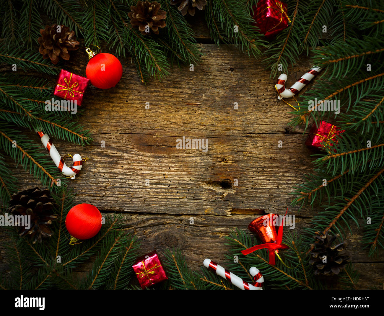 Spruce branches christmas decorations hi-res stock photography and ...