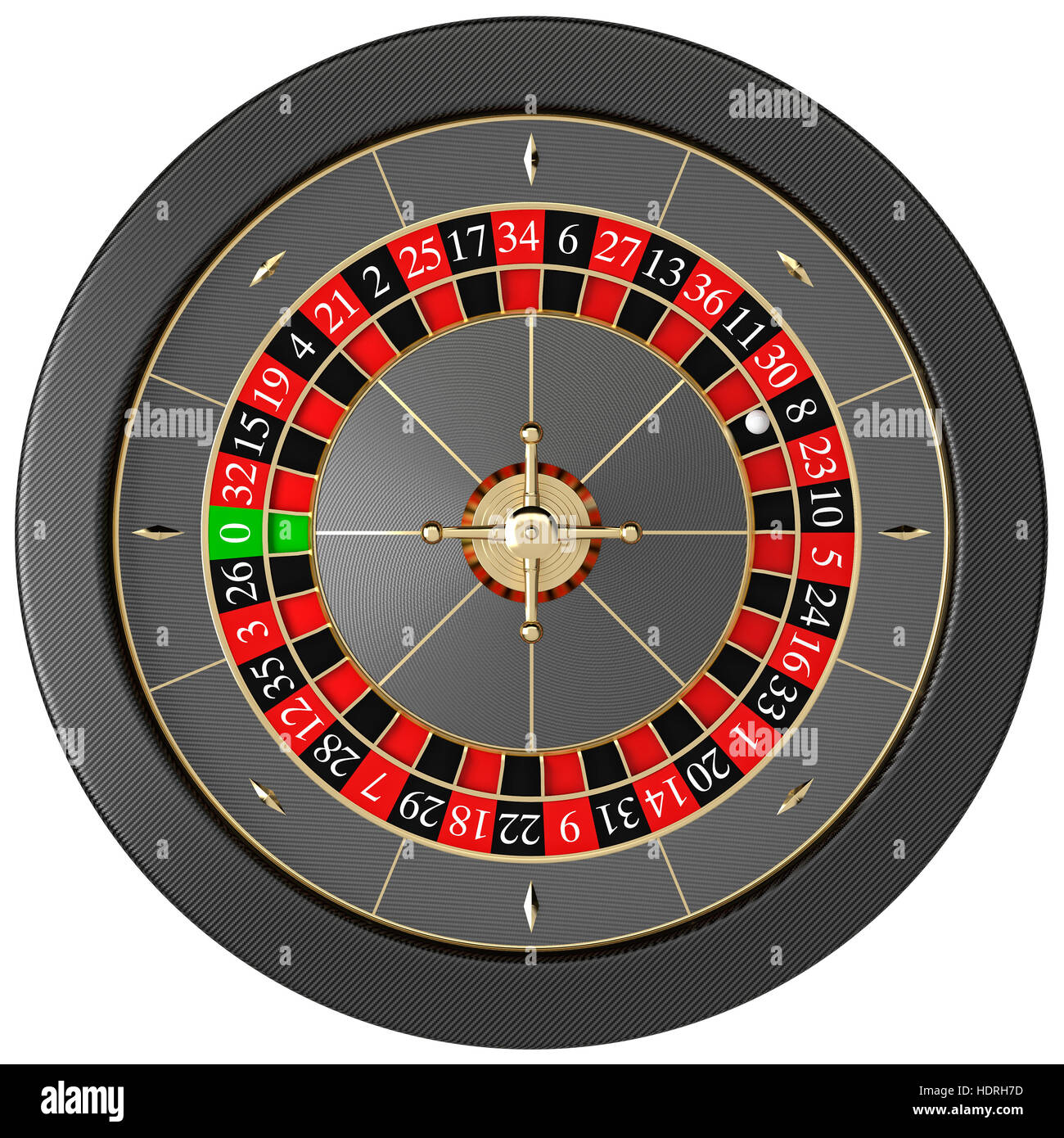 modern casino roulette 3d rendering Stock Photo - Alamy