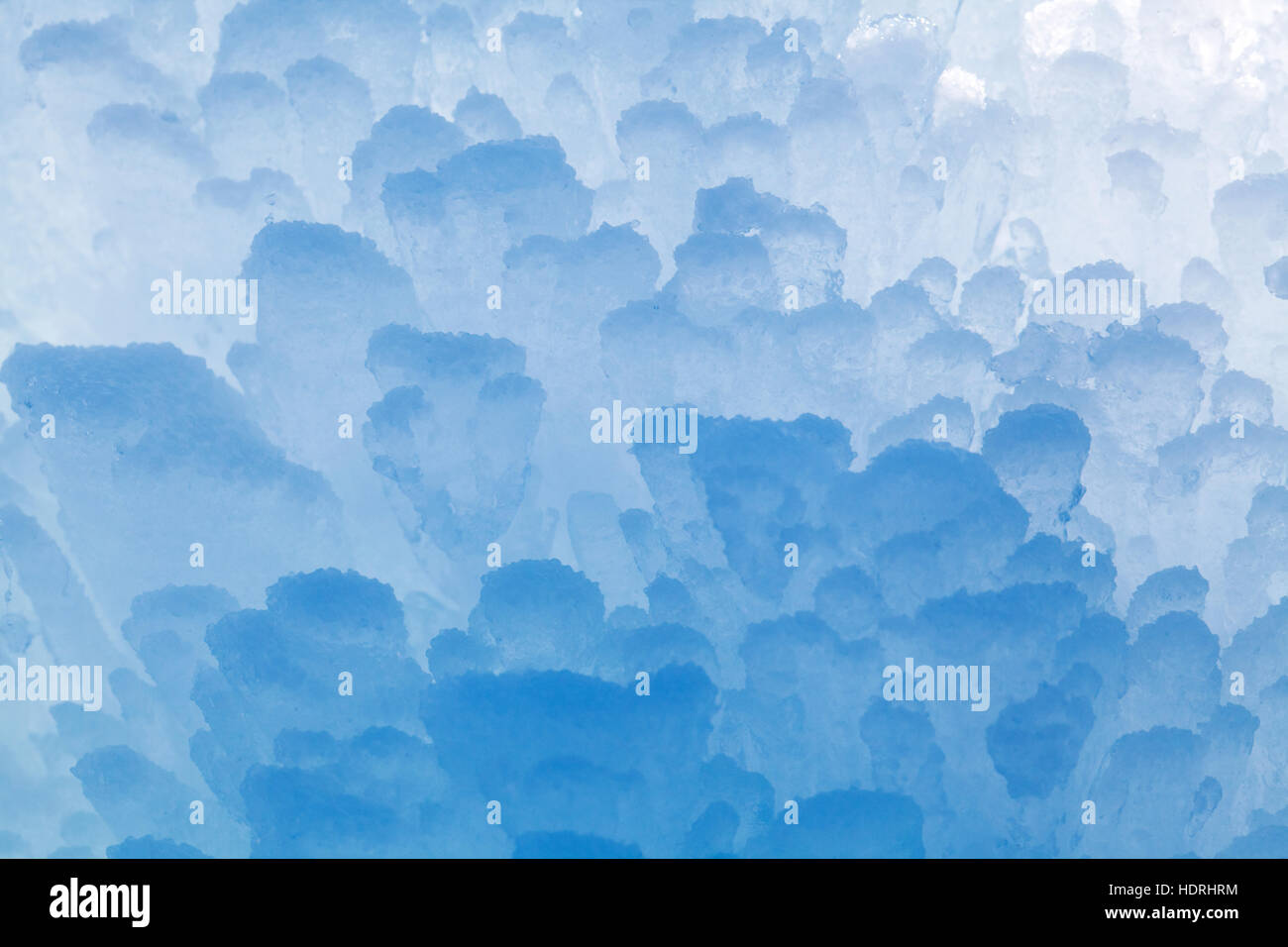 Block of blue smooth melting ice, close-up Stock Photo - Alamy