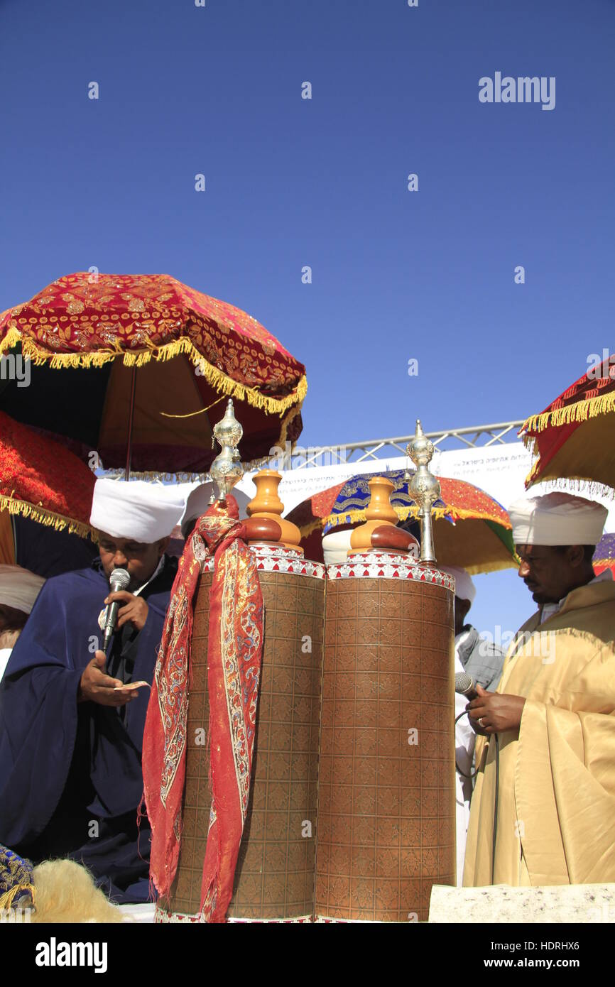 Israel, the Jewish Ethiopian Sigd celebration in Jerusalem Stock Photo ...