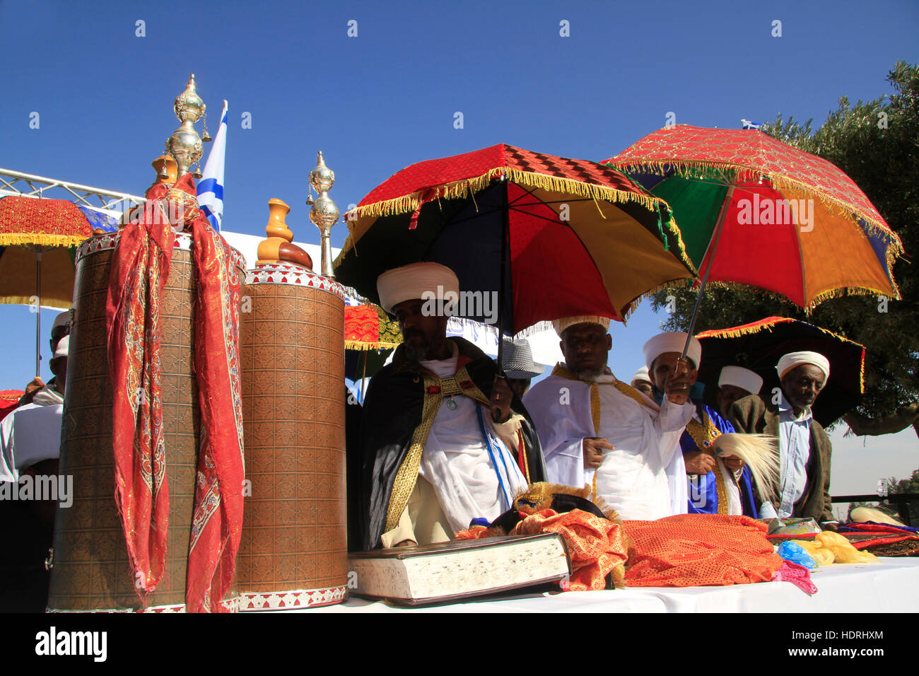 Israel, the Jewish Ethiopian Sigd celebration in Jerusalem Stock Photo ...