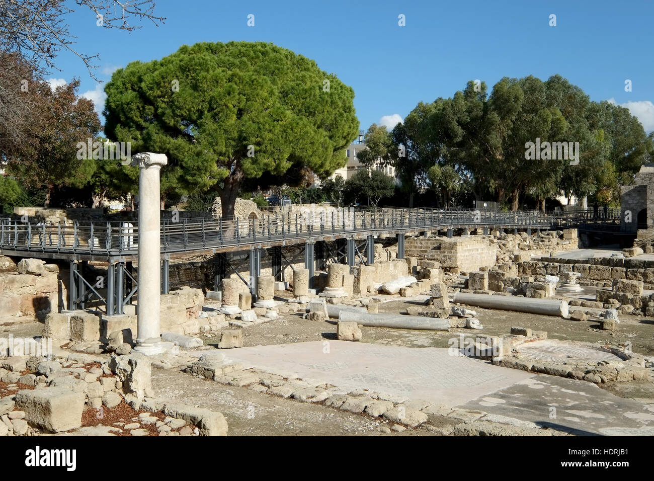 Agia Kyriaki, Hrysopolitissa Basilica and St Paul's Pillar, Paphos ...